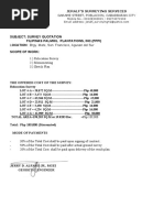 Land Surveyor Scope of Work | PDF | Surveying | Topography