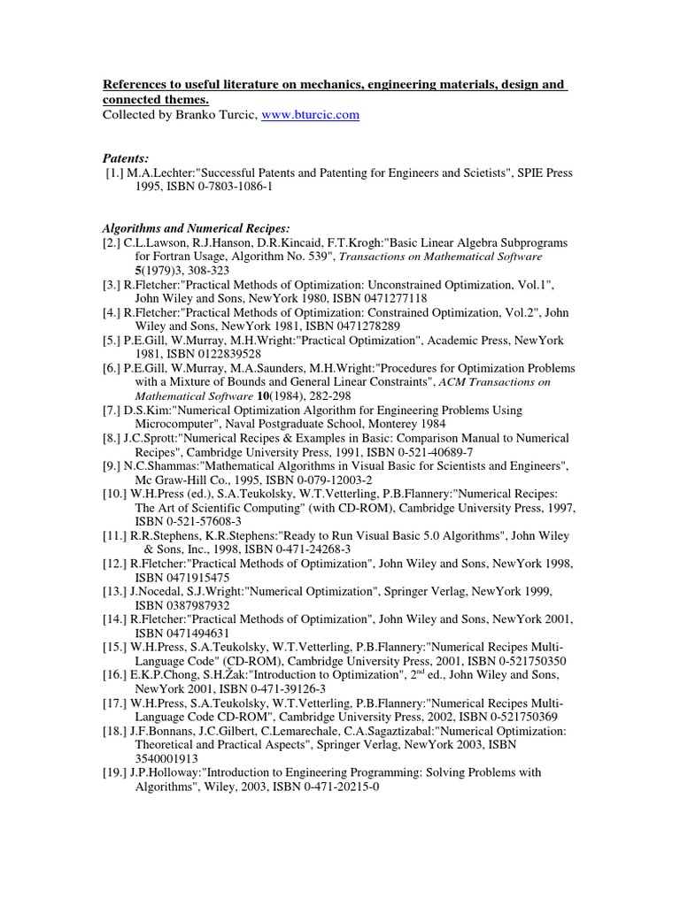 Engineering References | PDF | Discrete Mathematics | Mathematical Analysis