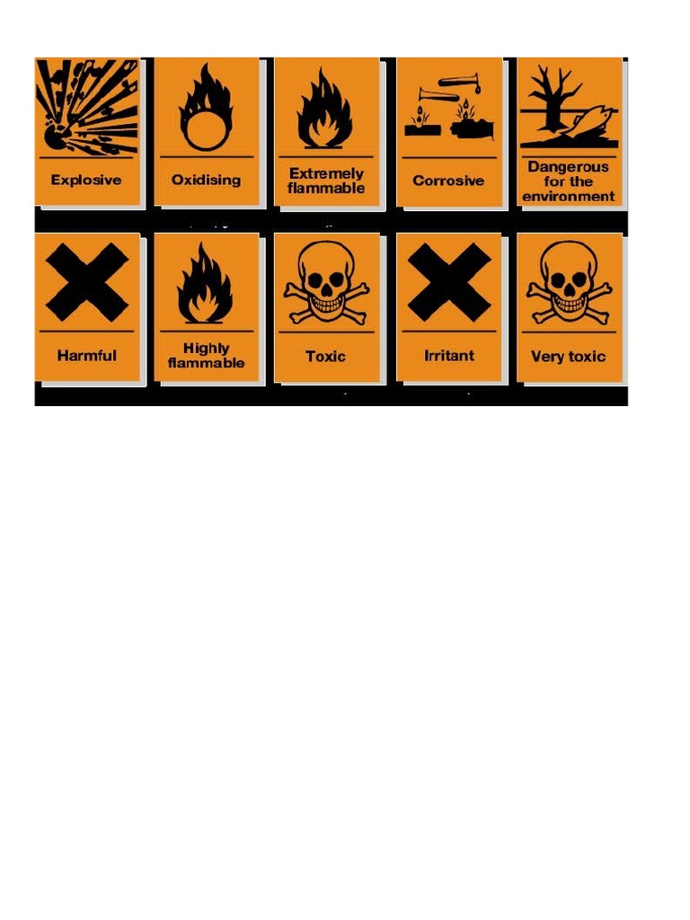 Lambang Bahan Kimia | PDF