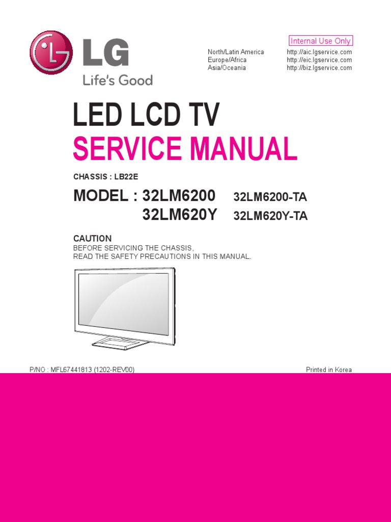 LG Lb22e 32lm6200-Ta (SM) PDF | PDF | Printed Circuit Board | Soldering