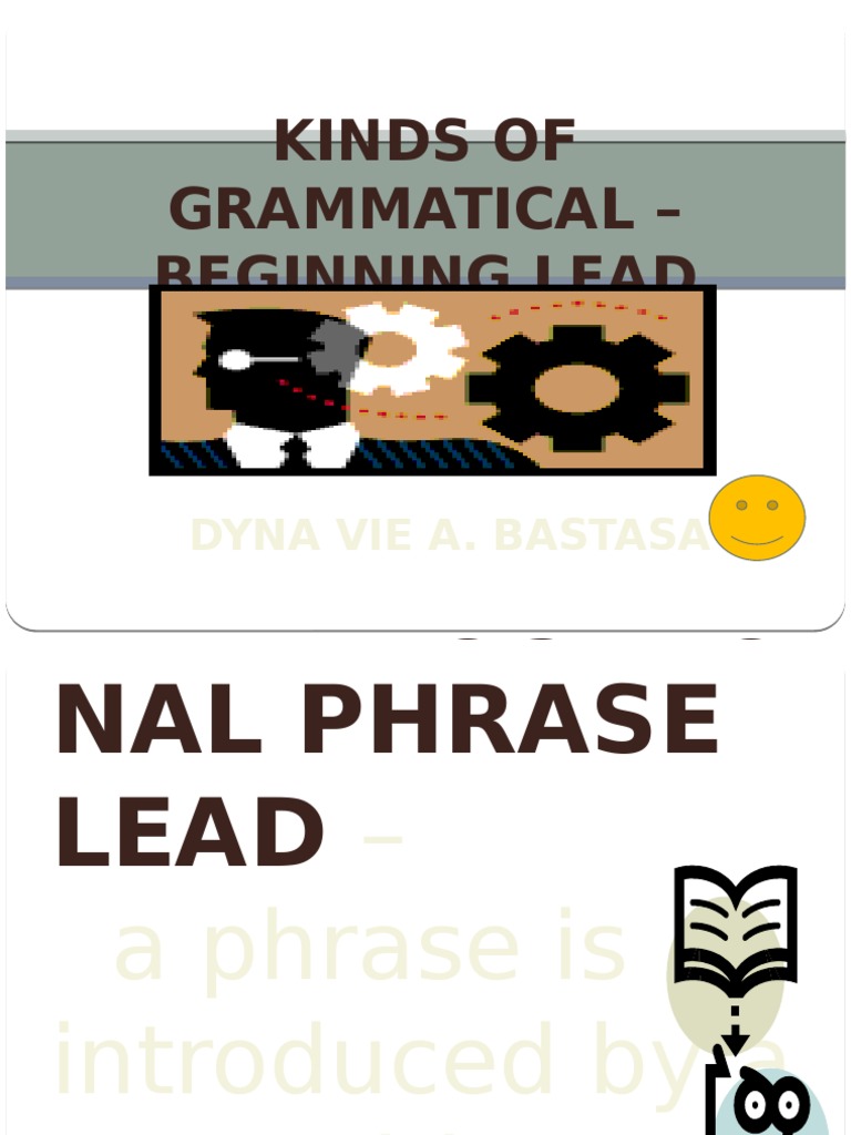 KINDS OF GRAMMATICAL - BEGINNING LEAD My OWNED | PDF