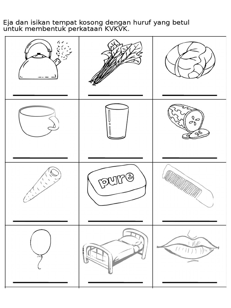 Latihan Menulis Kvkvk Pdf