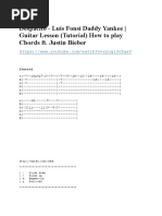 Scar Tissue Tab Guitar Tab | PDF | Song Structure | Songs