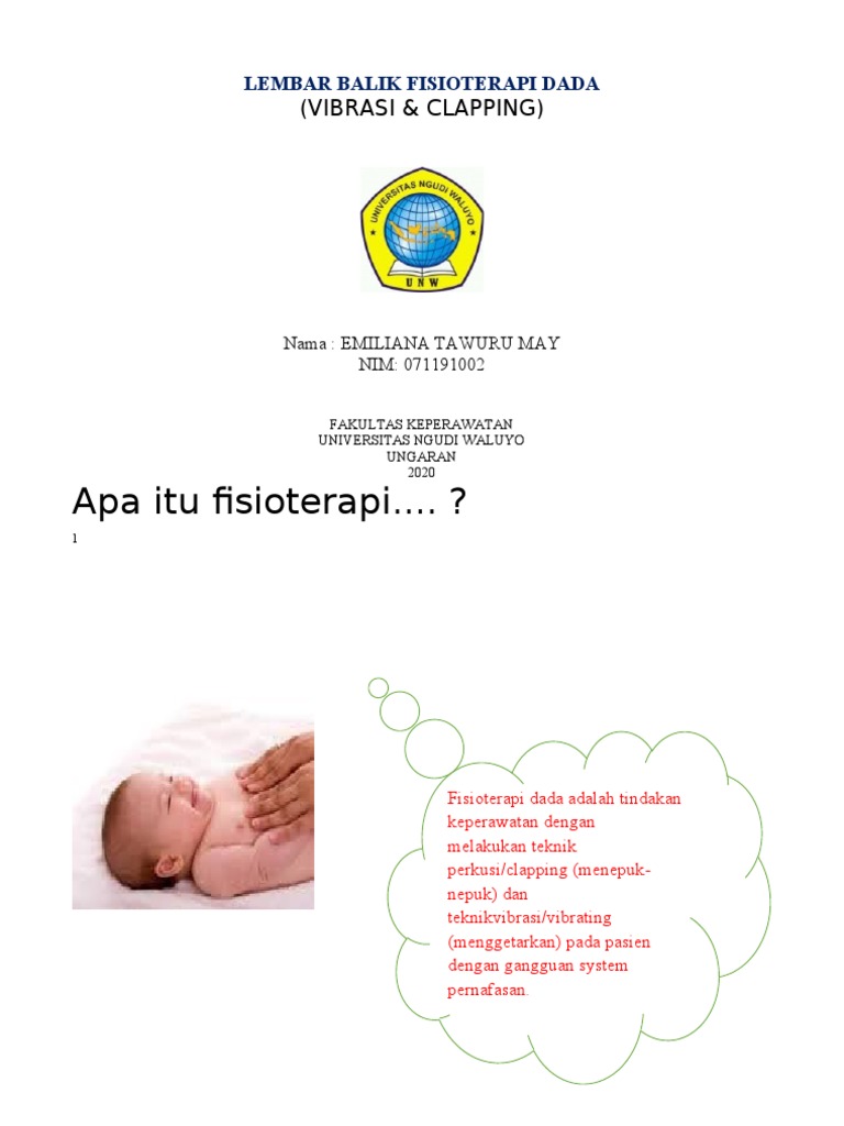 Teknik Fisioterapi Dada: Clapping & Vibrasi | PDF