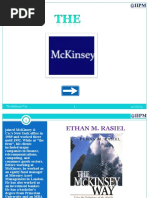 The McKinsey Way: Consulting Insights | PDF | Methodology | Team Building