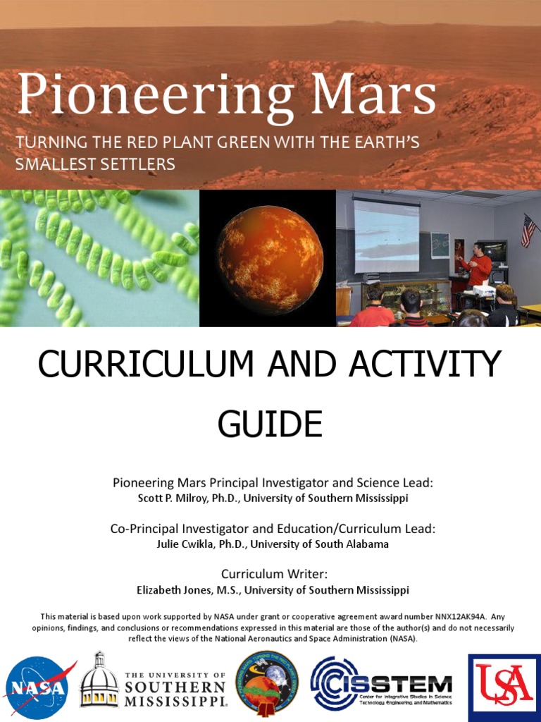 PioneeringMarsCurriculumActivityGuide PDF | PDF | Space Exploration | Mars