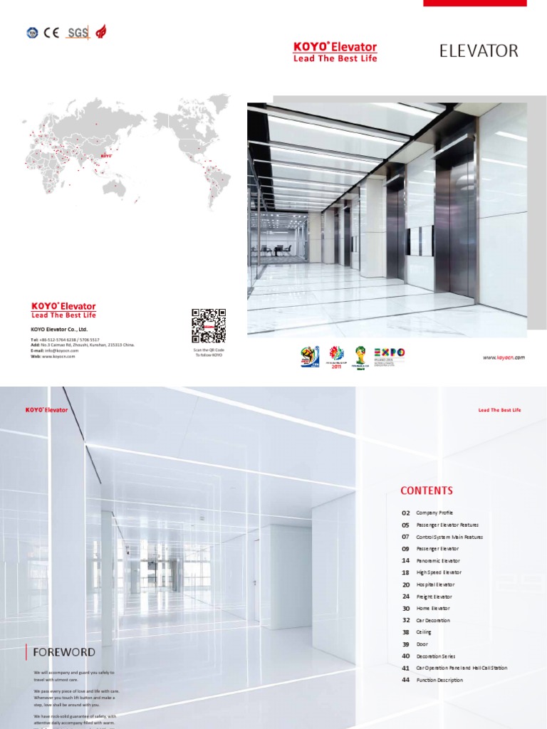 Elevator - KOYO | PDF | Elevator | Electric Motor