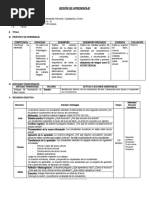 1° SESIÓN DE APRENDIZAJE DPCC (Propuesta) | PDF | Evaluación | Aprendizaje