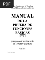 Prueba de Funciones Básicas PFB | PDF