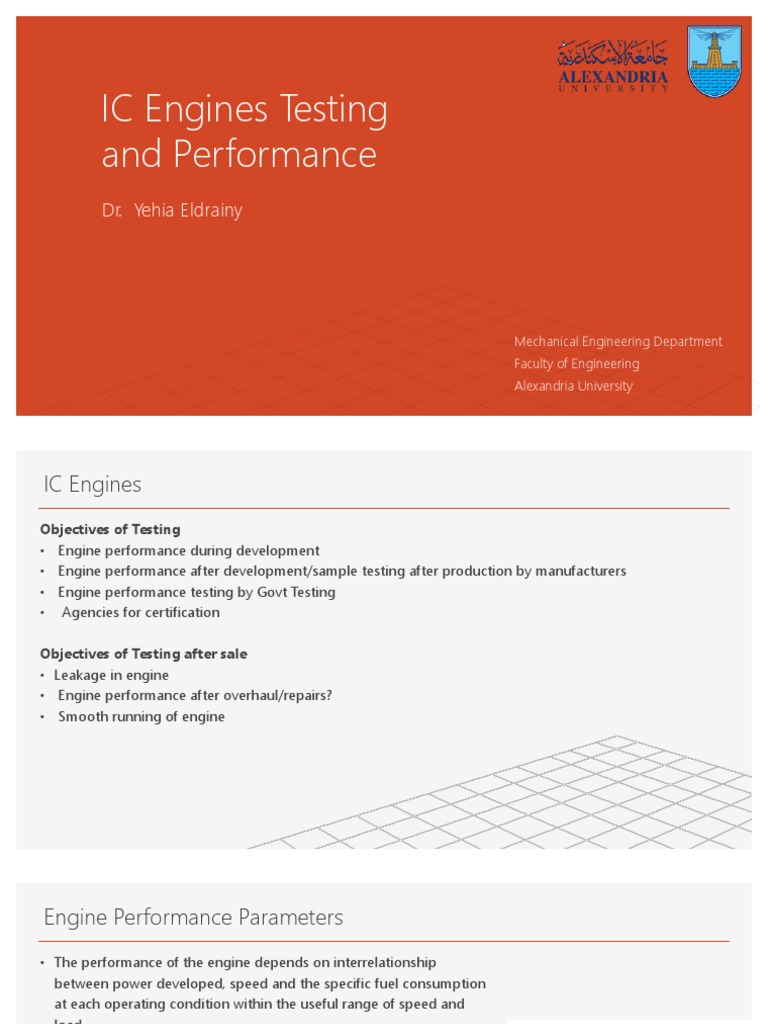 Chapter 1 IC ENGINE TESTING PDF | PDF | Turbocharger | Engines
