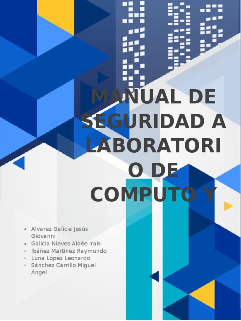 Manual de Seguridad Laboratorio y Site | PDF | Usuario (informática) | La seguridad informática