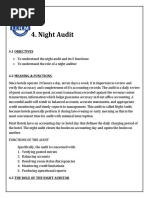 Night Audit Check List | PDF | Credit Card | Business