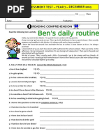 Read The Text and Complete It With The Simple Present of The Verbs in ...