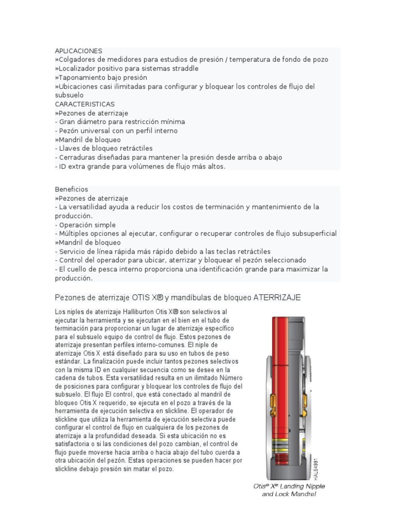 Lock Mandrel, Tipos de Lock Mandrel | PDF | Science | Ciencia y Tecnología