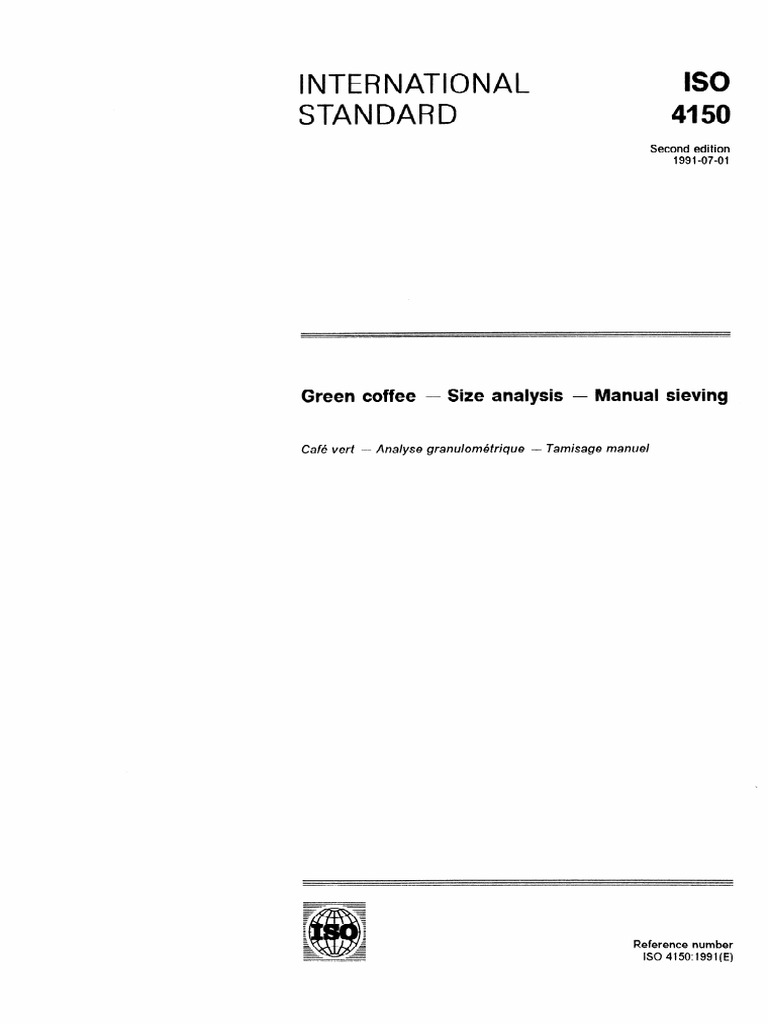 Iso 4150 1991 | Download Free PDF | International Organization For Standardization | Engineering