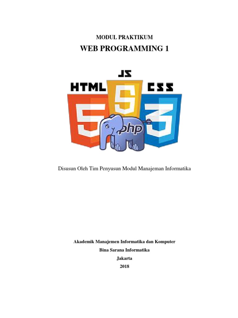 Modul D3 - WebProgramming1 - 2018 PDF | PDF