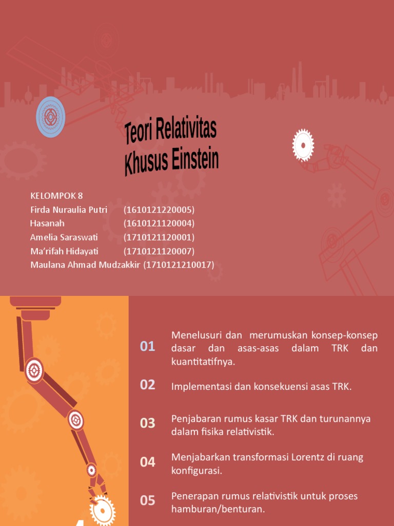 Teori Relativitas Khusus Einstein | PDF