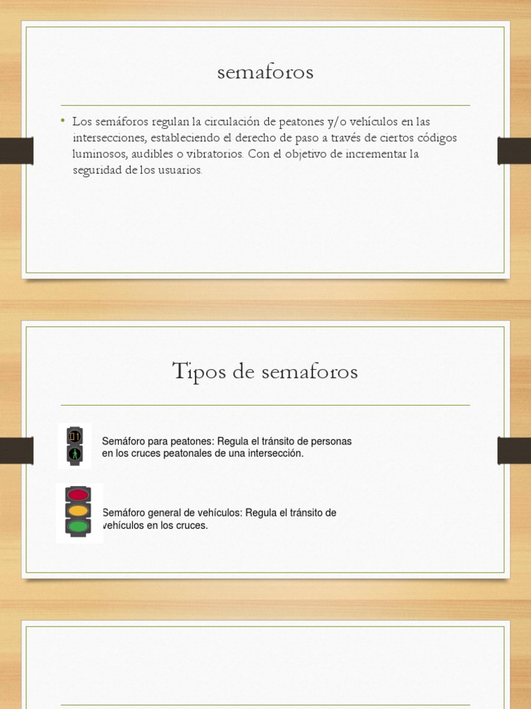 Tipos de Semaforos | PDF