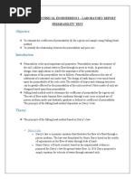 Lab Report-Permeability Test | PDF | Soil Mechanics | Applied And ...