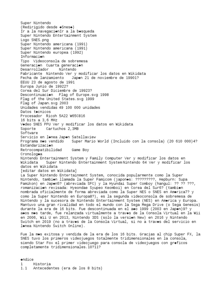 Historia y Éxito de la Super Nintendo | PDF | Nintendo | Juegos de consolas