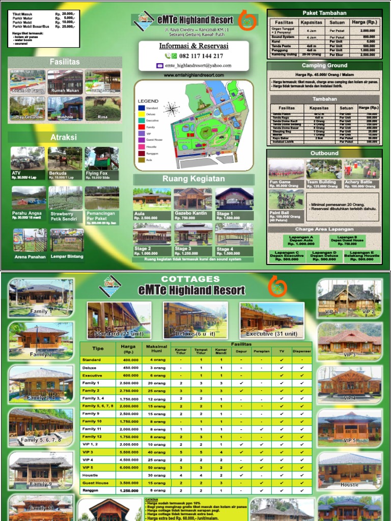 Brosur eMTe Highland Resort at - 2019 PDF | PDF