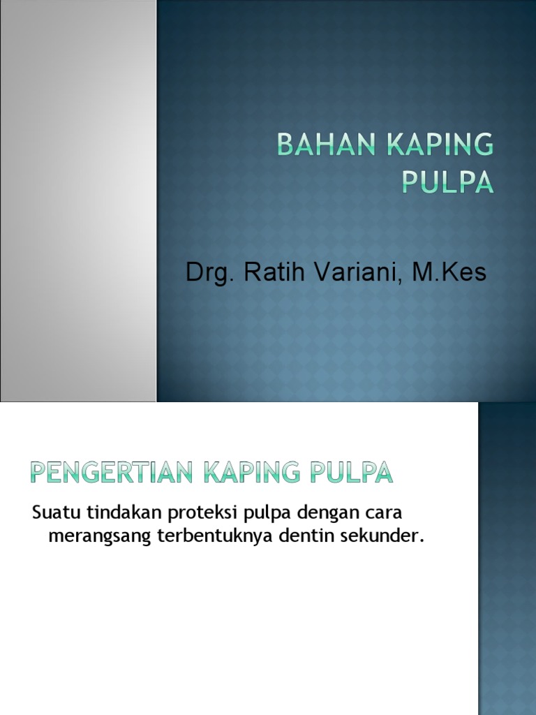 BAHAN KAPING PULPA-dm | PDF