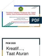 Surat Edaran Dan Timeline Pelaksanaan Program Kreativitas Mahasiswa PKM 2025 | PDF