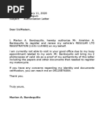 Authorization Letter For Plate Number | PDF