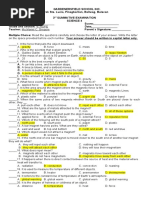 Summative Test-Written Work 2 Science 4 Quarter 2 Competencies | PDF ...