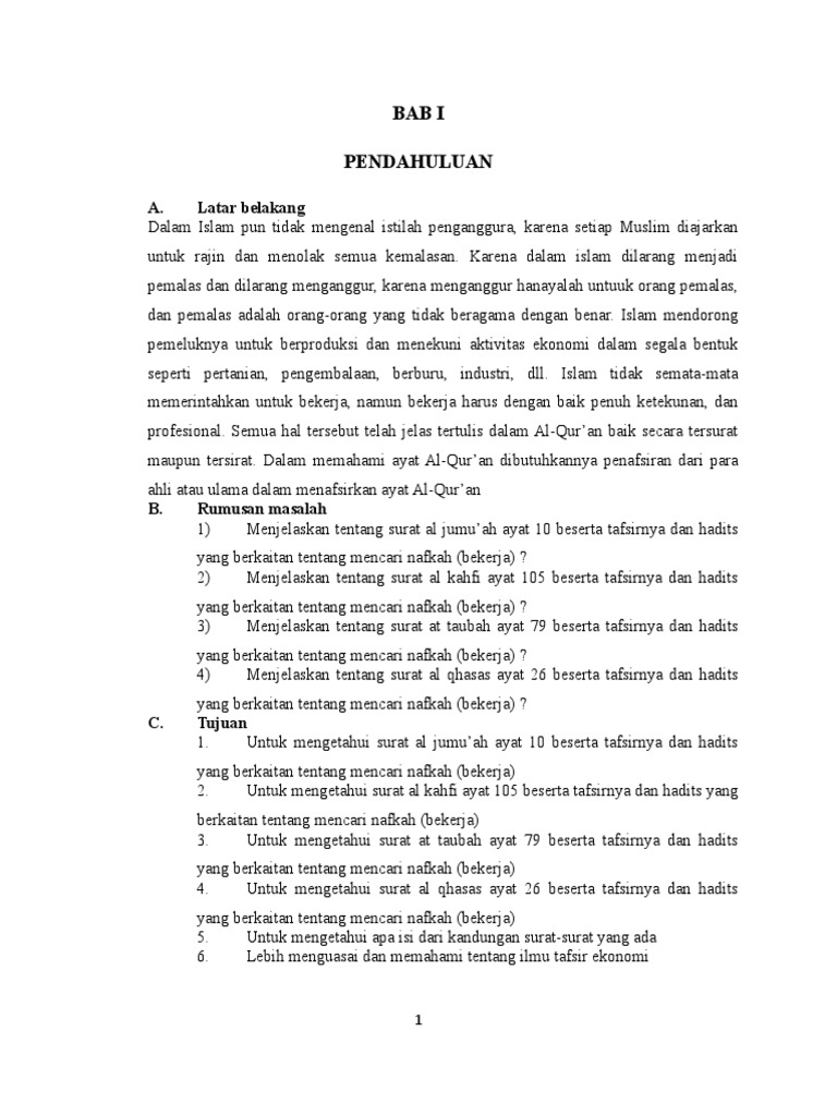 Makalah Tafsir Ayat Dan Hadist | PDF | Agama & Spiritualitas