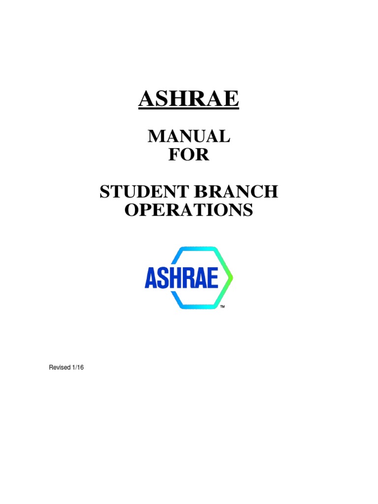 Manual For Student Branch Operations | PDF | Committee | Government