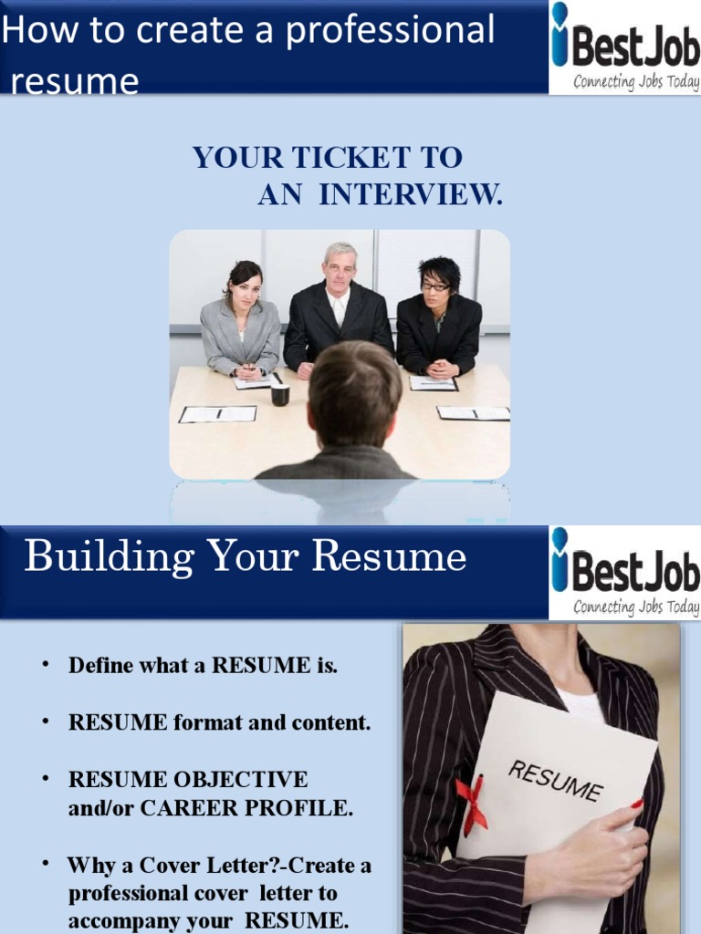 How To Create A Professional Resume | PDF | Résumé | Communication