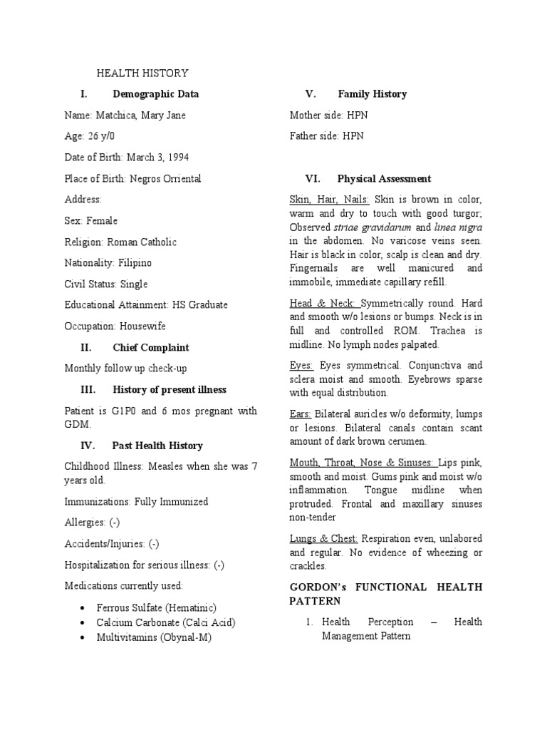 NCP 1 | PDF | Gestational Diabetes | Diabetes