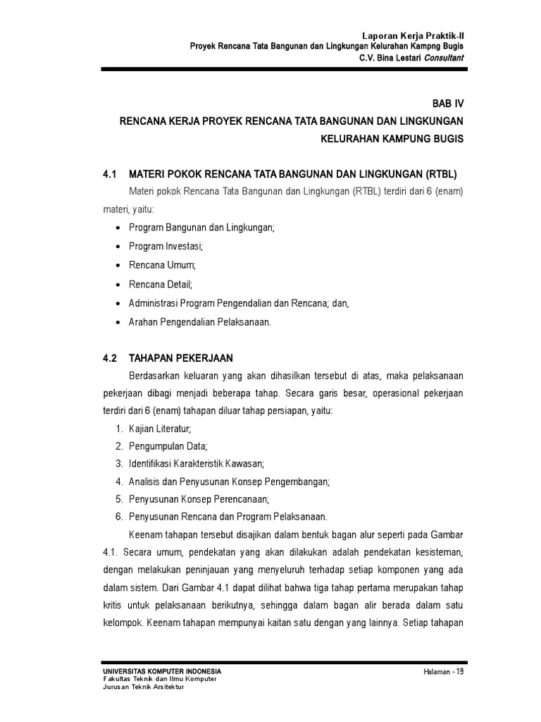 Contoh Rencana Kerja Proyek RTBL | PDF | Seni | Komputer