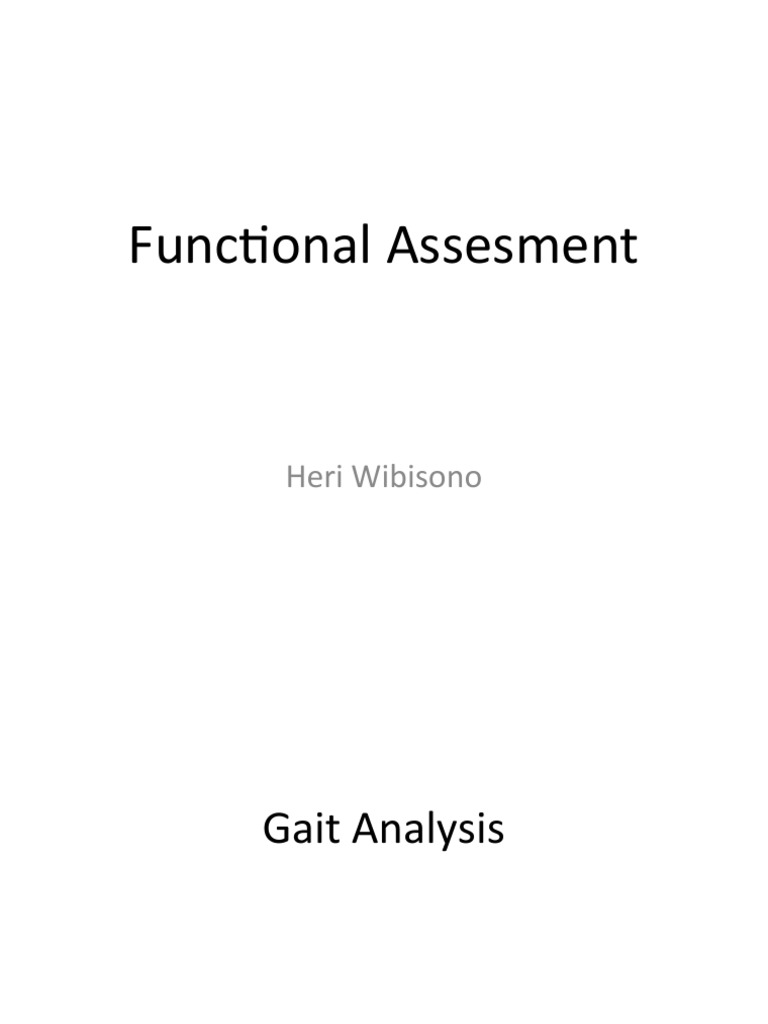 Functional Assesment | PDF | Vertigo | Balance (Ability)