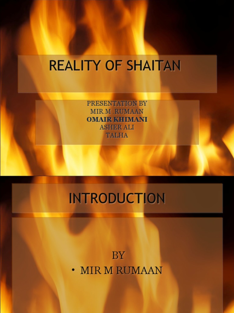 Reality of Shaitan | Download Free PDF | Theology | Abrahamic Religions