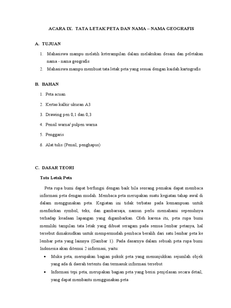 Modul Tata Letak Peta | PDF | Seni | Sains & Matematika