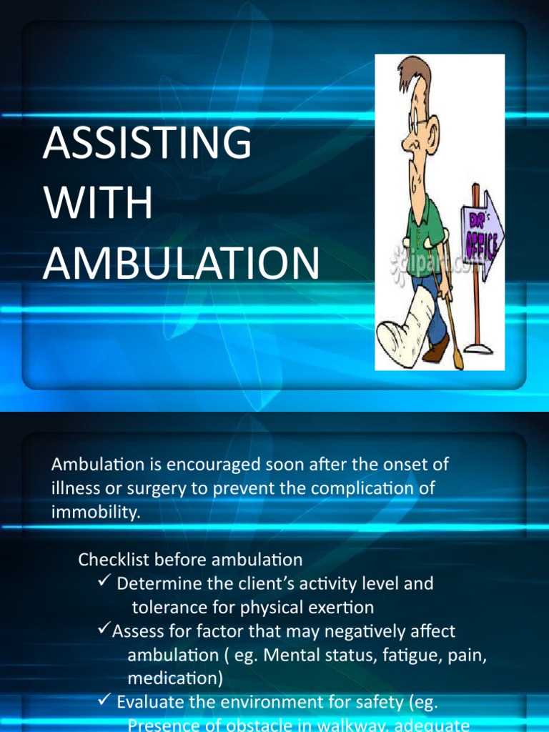Ambulation | PDF