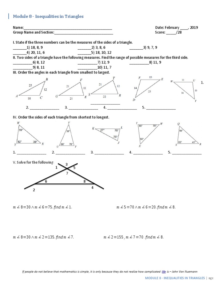 Module 8 Worksheet | PDF