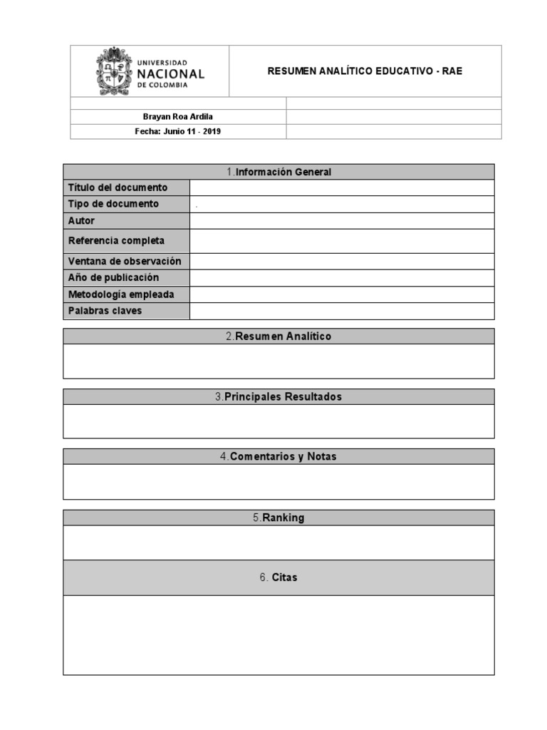 Copia de Formato RAE | PDF