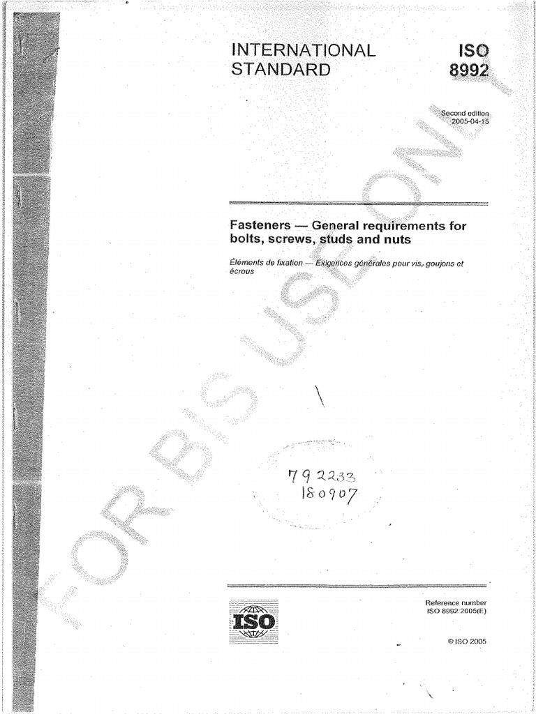 Iso 8992 PDF | PDF