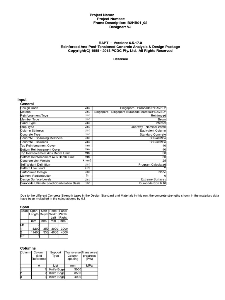 RAPT Beam Analysis | PDF | Strength Of Materials | Bending