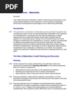 Materiality Benchmarks for Auditing | PDF | Equity (Finance) | Revenue