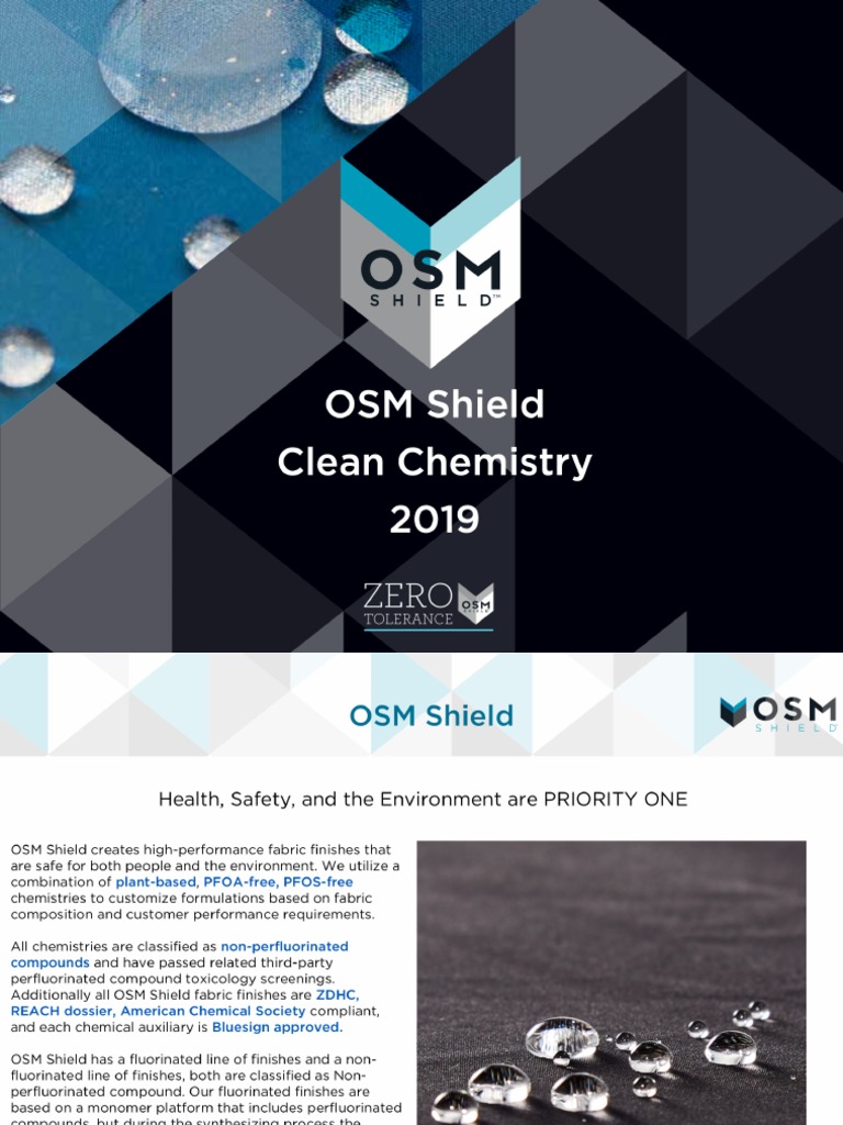 OSM Shield Clean Chemistry | PDF