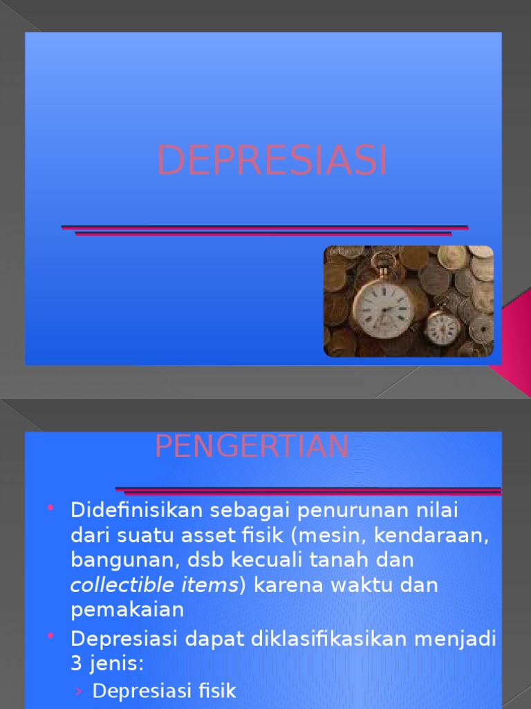 Materi Ekotek - Depresiasi | PDF