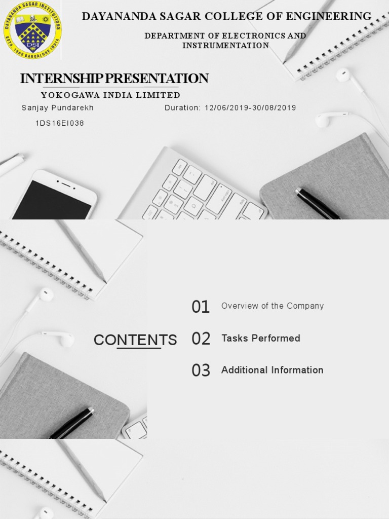 Yokogawa India Ltd Internship Overview | PDF | Automation | Electrical ...