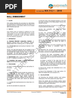 Ball Penetration Test Method T271 | PDF | Road Surface