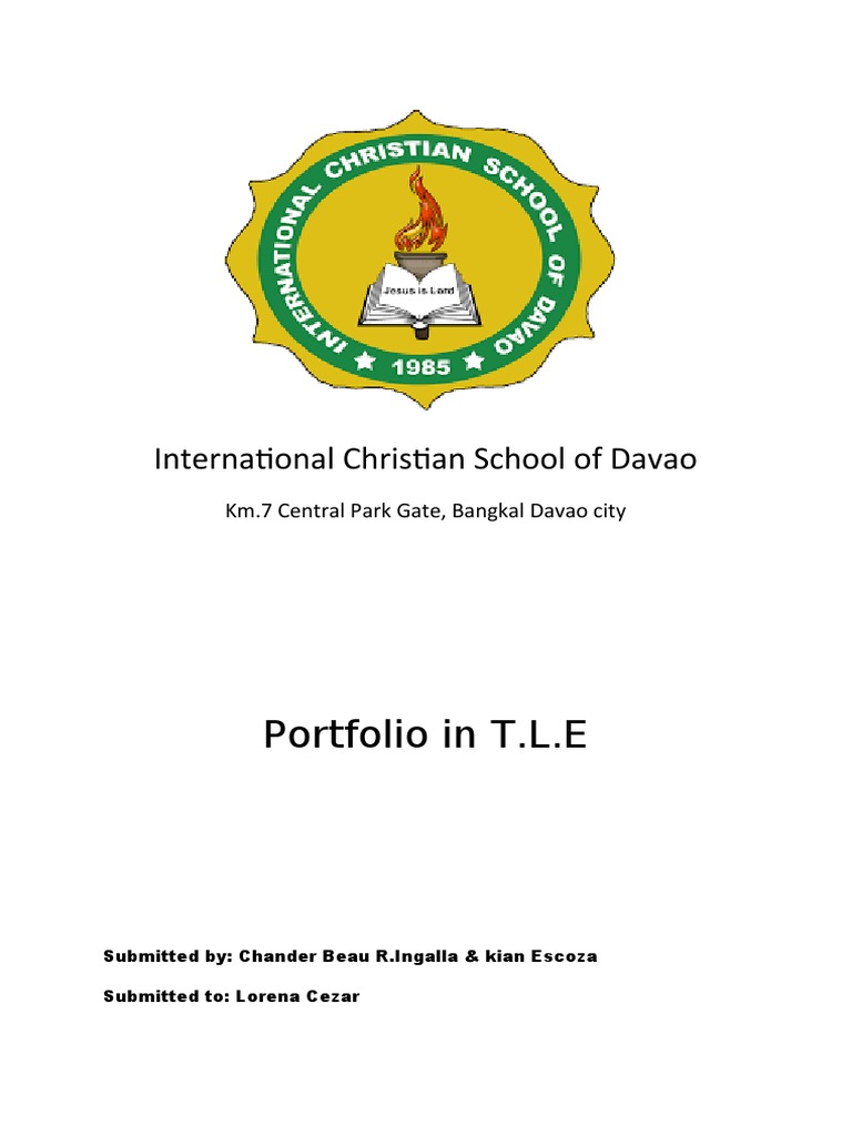 Tle Portfolio 1 | PDF | Pasta | Salad