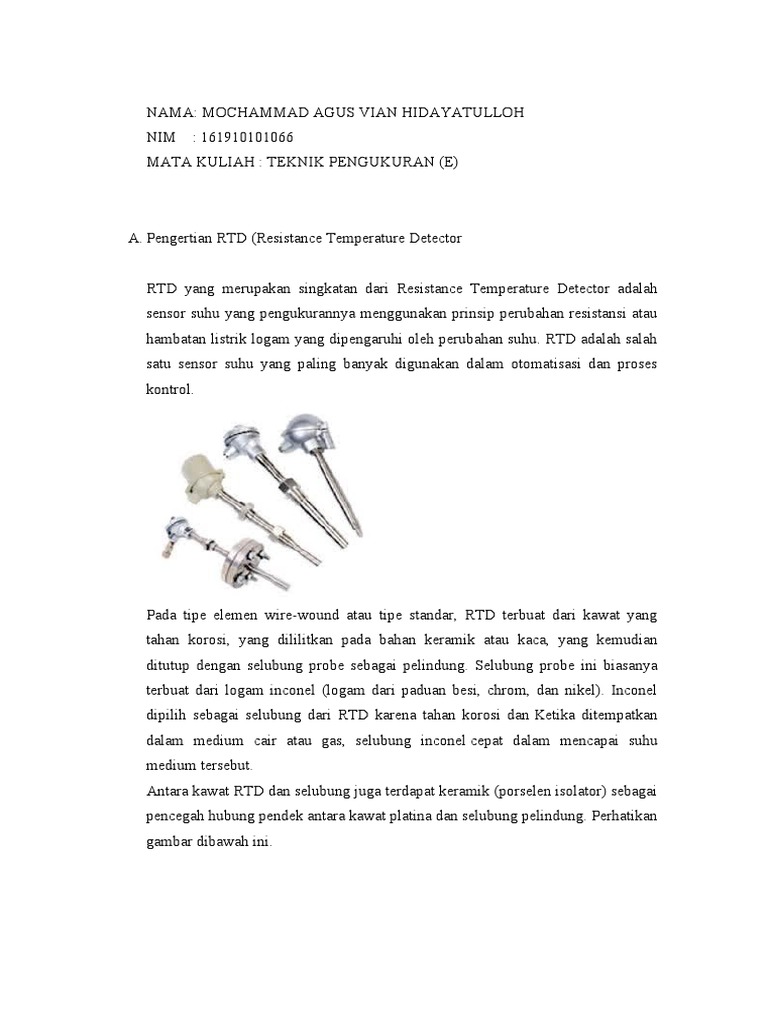 Pengertian RTD | PDF