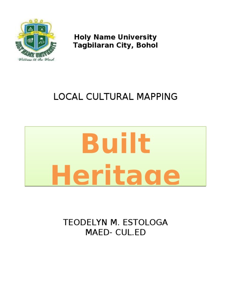Built Heritage - CULTURAL MAPPING | PDF | Culture Of Queensland ...